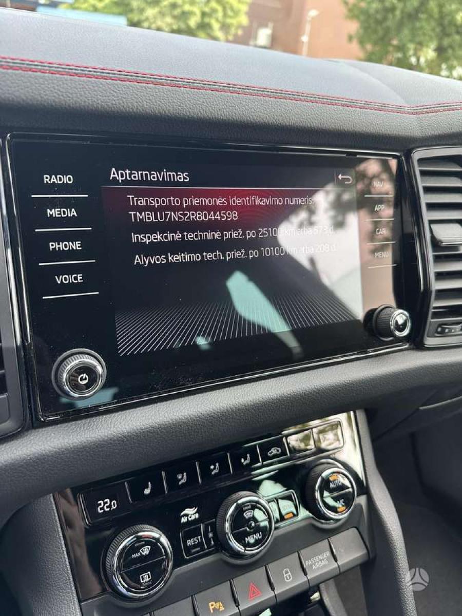 Черный Шкода Kodiaq 2024 в Клайпеда, объемом двигателя 1.98 л и пробегом 32 тыс. км за 38880 €, фото 24 на AUTOMOTO.COM.LV