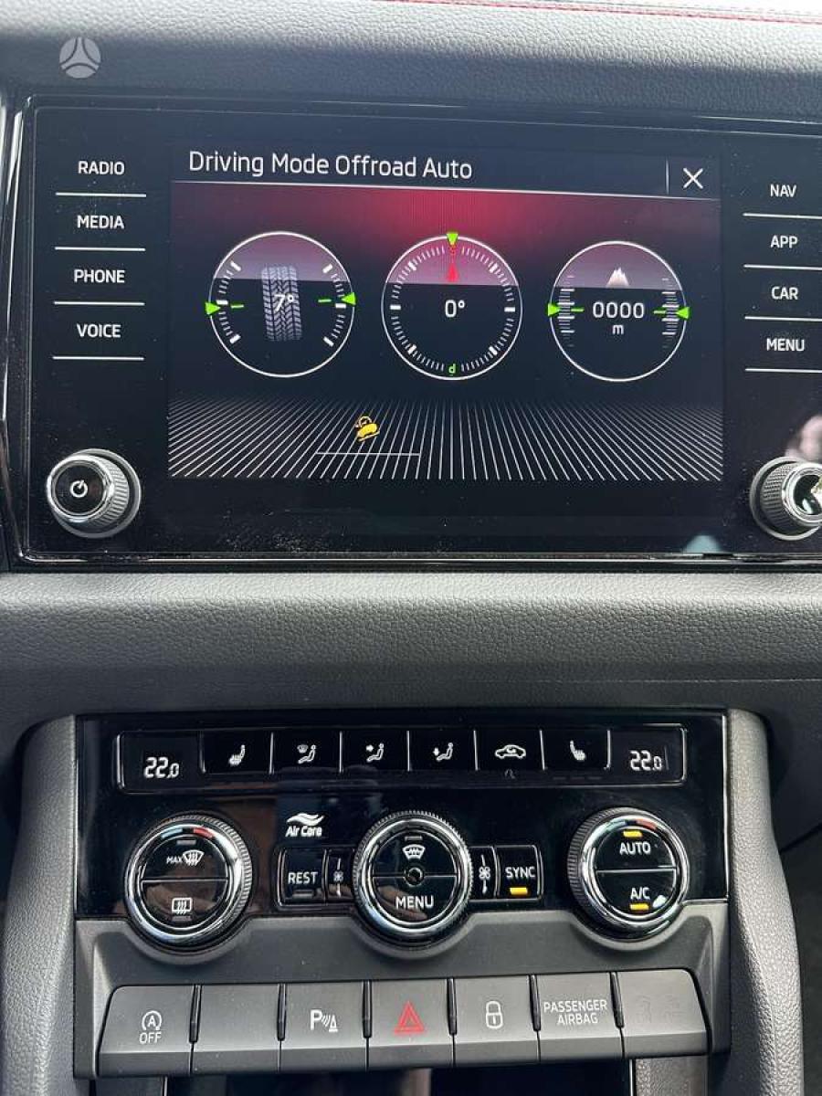 Черный Шкода Kodiaq 2024 в Клайпеда, объемом двигателя 1.98 л и пробегом 32 тыс. км за 38880 €, фото 27 на AUTOMOTO.COM.LV