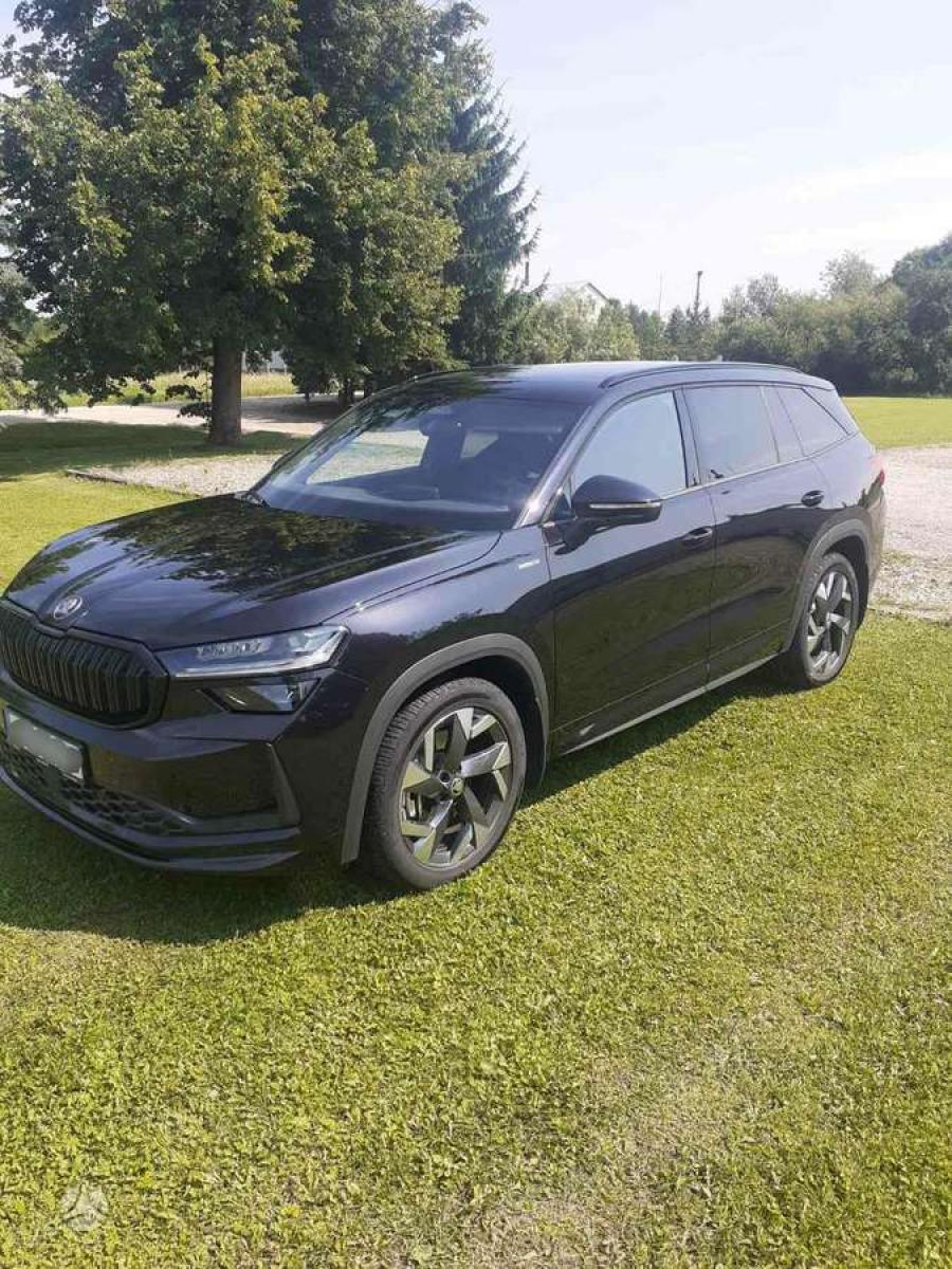 Black Skoda Kodiaq 2024 in Plunge, with an engine capacity of 1.97 L and mileage of 15 thousand km for 37000 €, photo 6 on AUTOMOTO.COM.LV