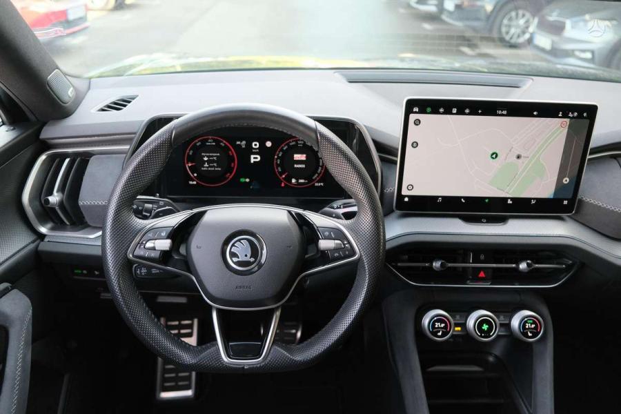 Melns Skoda Kodiaq 2024 Viļņa, ar dzinēja tilpumu 1.97 L un nobraukumu 56 tūkst. km par 39950 €, foto 6 vietnē AUTOMOTO.COM.LV