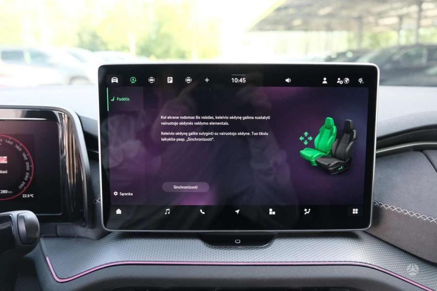 Melns Skoda Kodiaq 2024 Viļņa, ar dzinēja tilpumu 1.97 L un nobraukumu 56 tūkst. km par 39950 €, foto 15 vietnē AUTOMOTO.COM.LV