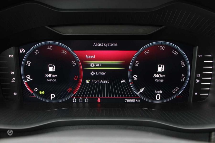 Черный Шкода Kodiaq 2024 в Вильнюс, объемом двигателя 1.98 л и пробегом 79 тыс. км за 32450 €, фото 8 на AUTOMOTO.COM.LV