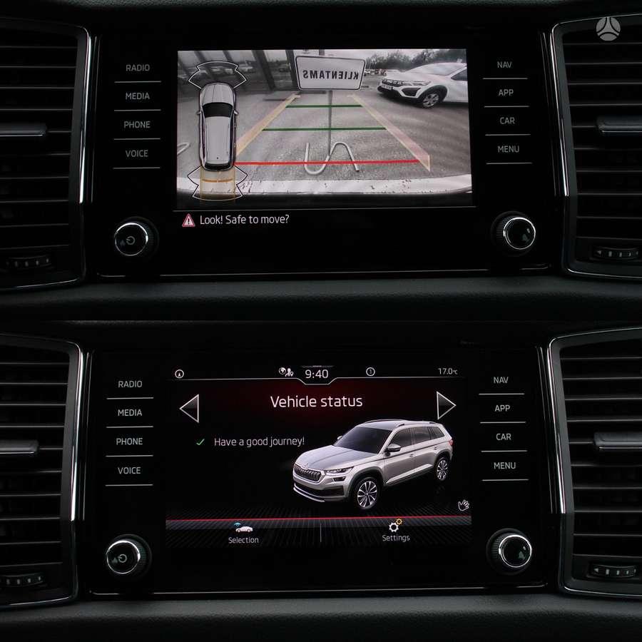 Черный Шкода Kodiaq 2024 в Вильнюс, объемом двигателя 1.98 л и пробегом 79 тыс. км за 32450 €, фото 12 на AUTOMOTO.COM.LV