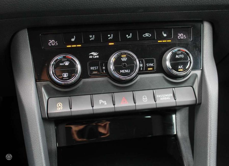Черный Шкода Kodiaq 2024 в Вильнюс, объемом двигателя 1.98 л и пробегом 79 тыс. км за 32450 €, фото 14 на AUTOMOTO.COM.LV