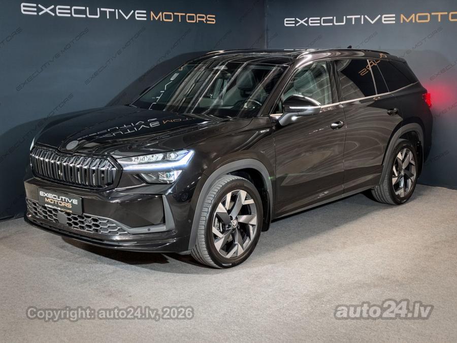Melns Skoda Kodiaq 2024 Tallina, ar dzinēja tilpumu 2.00 L un nobraukumu 38 tūkst. km par 47900 €, foto 1 vietnē AUTOMOTO.COM.LV