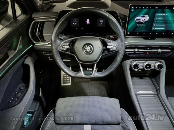 Melns Skoda Kodiaq 2024 Tallina, ar dzinēja tilpumu 2.00 L un nobraukumu 38 tūkst. km par 47900 €, foto 7 vietnē AUTOMOTO.COM.LV