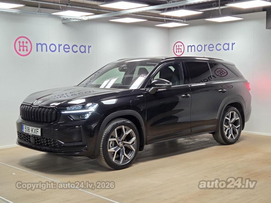 Melns Skoda Kodiaq 2025 Tallina, ar dzinēja tilpumu 1.50 L un nobraukumu 10 tūkst. km par 43200 €, foto 1 vietnē AUTOMOTO.COM.LV