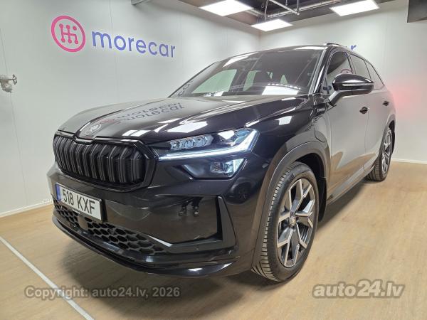 Black Skoda Kodiaq 2025 in Tallinn, with an engine capacity of 1.50 L and mileage of 10 thousand km for 43200 €, photo 3 on AUTOMOTO.COM.LV