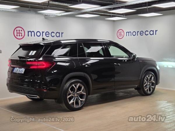 Black Skoda Kodiaq 2025 in Tallinn, with an engine capacity of 1.50 L and mileage of 10 thousand km for 43200 €, photo 4 on AUTOMOTO.COM.LV