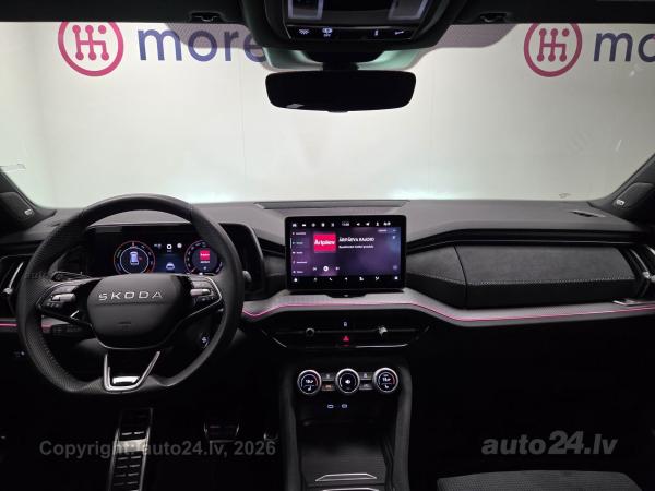 Black Skoda Kodiaq 2025 in Tallinn, with an engine capacity of 1.50 L and mileage of 10 thousand km for 43200 €, photo 8 on AUTOMOTO.COM.LV