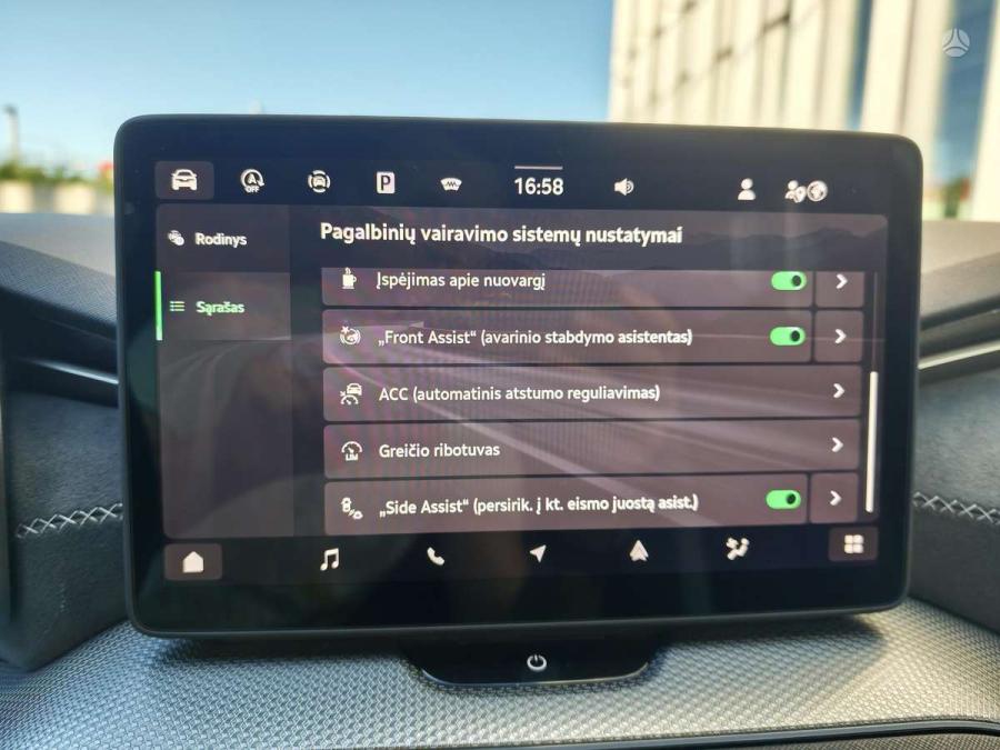 Melns Skoda Kodiaq 2025 Viļņa, ar dzinēja tilpumu 1.50 L un nobraukumu 5 tūkst. km par 37500 €, foto 15 vietnē AUTOMOTO.COM.LV