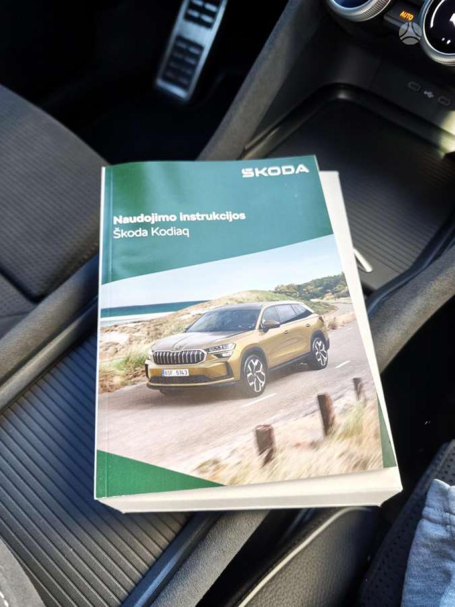 Melns Skoda Kodiaq 2025 Viļņa, ar dzinēja tilpumu 1.50 L un nobraukumu 5 tūkst. km par 37500 €, foto 21 vietnē AUTOMOTO.COM.LV