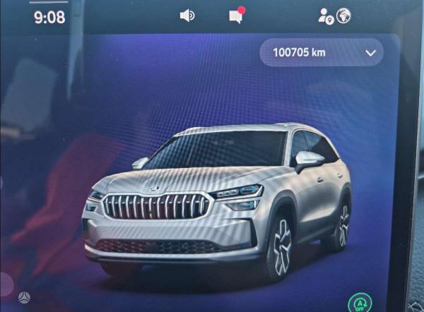 Black Skoda Kodiaq 2025 in Klaipeda, with an engine capacity of 1.97 L and mileage of 101 thousand km for 13000 €, photo 8 on AUTOMOTO.COM.LV