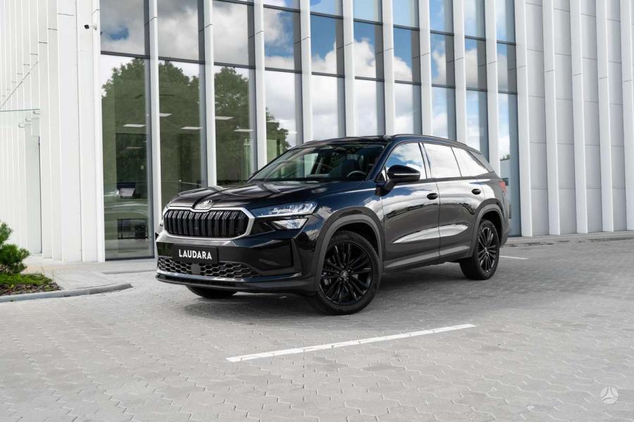 Черный Шкода Kodiaq 2025 в Вильнюс, объемом двигателя 1.97 л и пробегом 16 тыс. км за 35500 €, фото 1 на AUTOMOTO.COM.LV