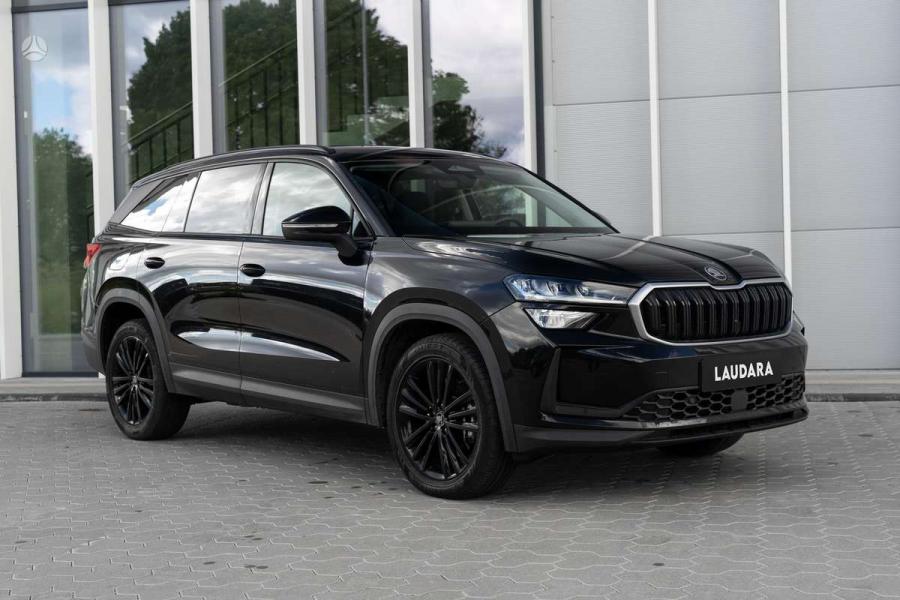 Черный Шкода Kodiaq 2025 в Вильнюс, объемом двигателя 1.97 л и пробегом 16 тыс. км за 35500 €, фото 10 на AUTOMOTO.COM.LV