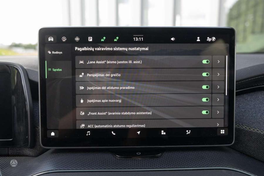 Черный Шкода Kodiaq 2025 в Вильнюс, объемом двигателя 1.97 л и пробегом 16 тыс. км за 35500 €, фото 27 на AUTOMOTO.COM.LV
