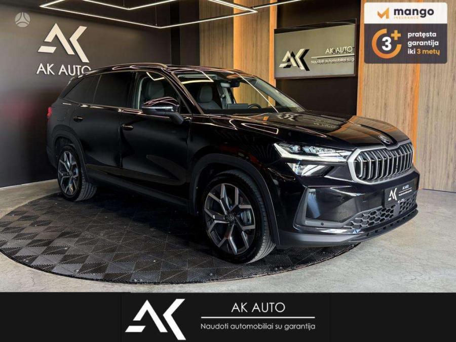 Melns Skoda Kodiaq 2025 Kauņa, ar dzinēja tilpumu 1.97 L un nobraukumu 5 tūkst. km par 45990 €, foto 1 vietnē AUTOMOTO.COM.LV