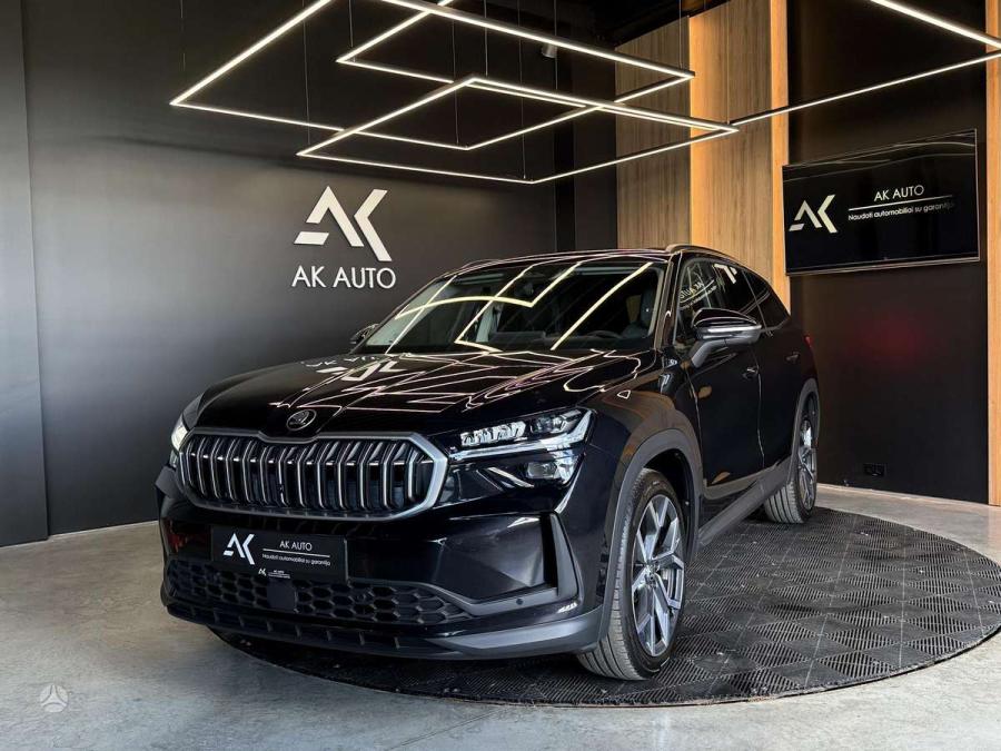 Melns Skoda Kodiaq 2025 Kauņa, ar dzinēja tilpumu 1.97 L un nobraukumu 5 tūkst. km par 45990 €, foto 6 vietnē AUTOMOTO.COM.LV