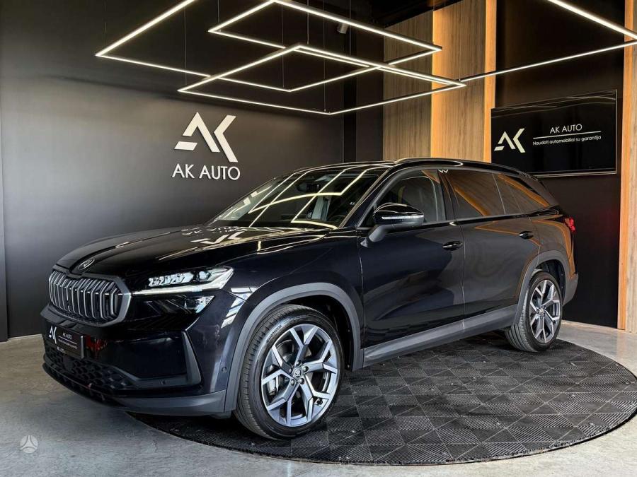 Melns Skoda Kodiaq 2025 Kauņa, ar dzinēja tilpumu 1.97 L un nobraukumu 5 tūkst. km par 45990 €, foto 7 vietnē AUTOMOTO.COM.LV