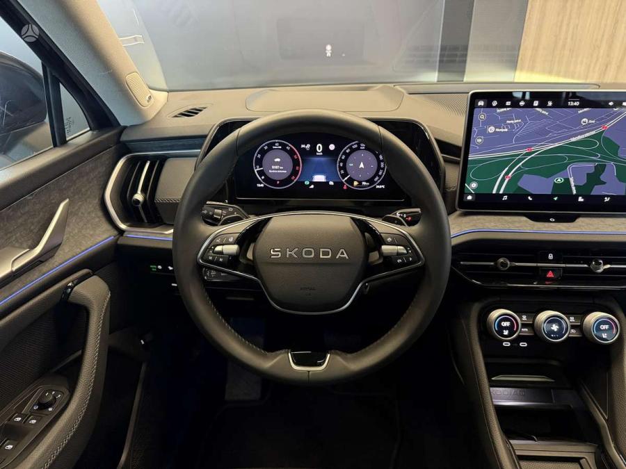 Melns Skoda Kodiaq 2025 Kauņa, ar dzinēja tilpumu 1.97 L un nobraukumu 5 tūkst. km par 45990 €, foto 19 vietnē AUTOMOTO.COM.LV