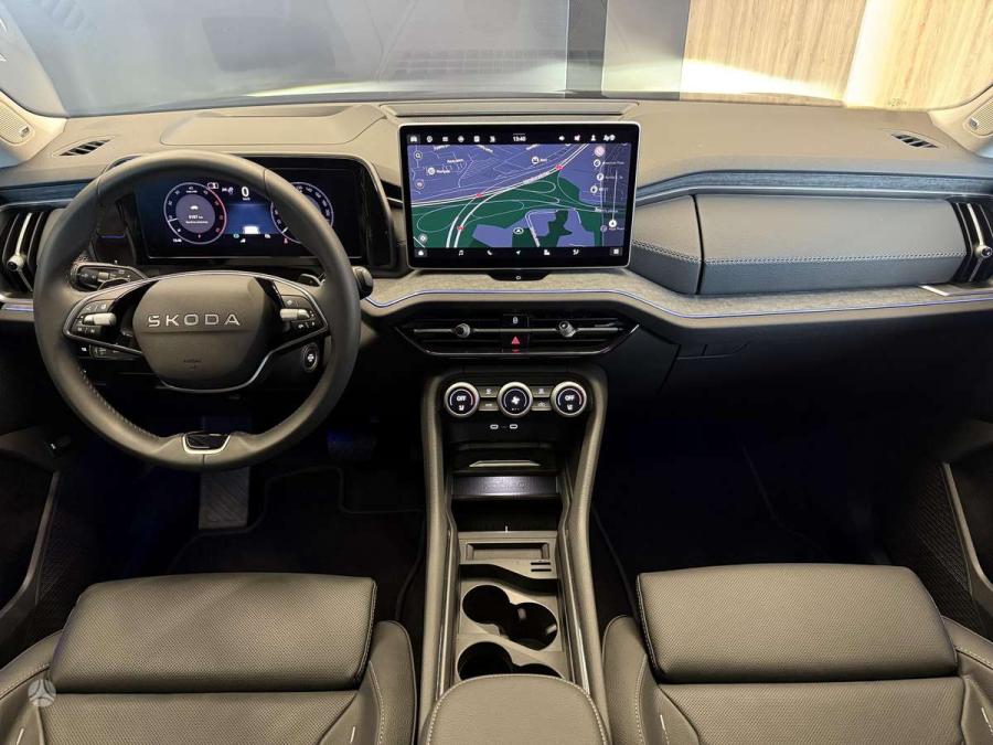 Melns Skoda Kodiaq 2025 Kauņa, ar dzinēja tilpumu 1.97 L un nobraukumu 5 tūkst. km par 45990 €, foto 20 vietnē AUTOMOTO.COM.LV