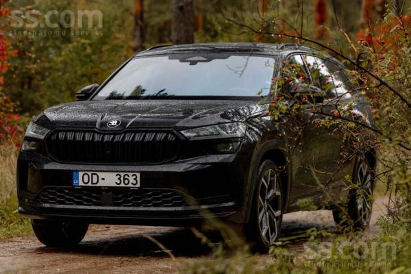 Черный Шкода Kodiaq 2025 в Рига, объемом двигателя 2.00 л и пробегом 84 тыс. км за 34300 €, фото 1 на AUTOMOTO.COM.LV