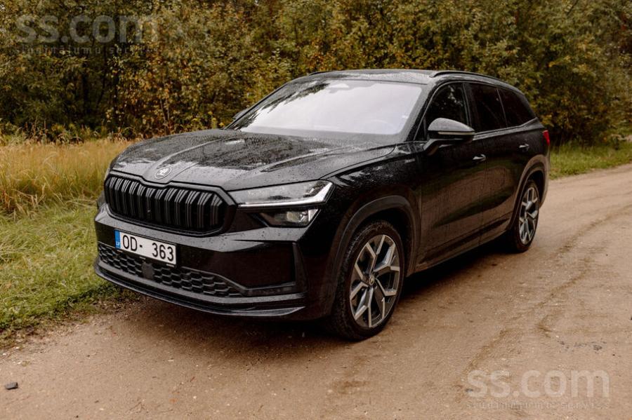Black Skoda Kodiaq 2025 in Riga, with an engine capacity of 2.00 L and mileage of 84 thousand km for 34300 €, photo 12 on AUTOMOTO.COM.LV