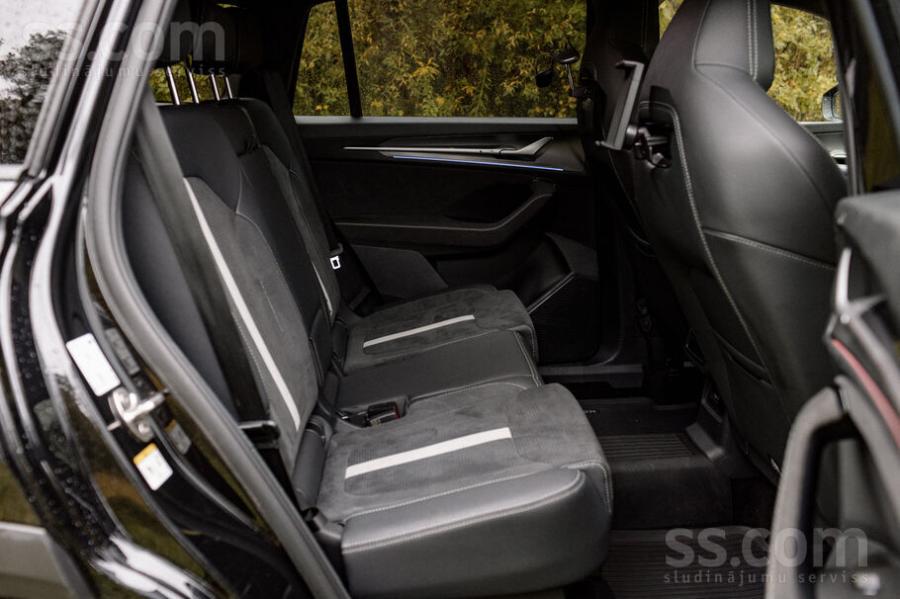 Black Skoda Kodiaq 2025 in Riga, with an engine capacity of 2.00 L and mileage of 84 thousand km for 34300 €, photo 15 on AUTOMOTO.COM.LV