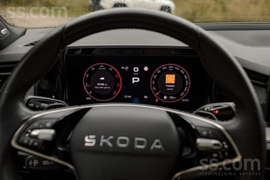 Black Skoda Kodiaq 2025 in Riga, with an engine capacity of 2.00 L and mileage of 84 thousand km for 34300 €, photo 17 on AUTOMOTO.COM.LV