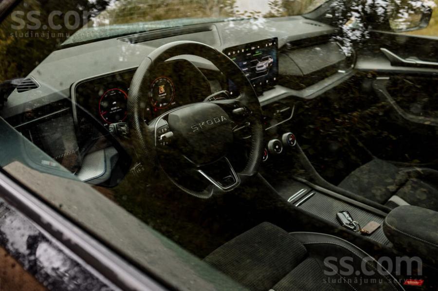 Black Skoda Kodiaq 2025 in Riga, with an engine capacity of 2.00 L and mileage of 84 thousand km for 34300 €, photo 20 on AUTOMOTO.COM.LV