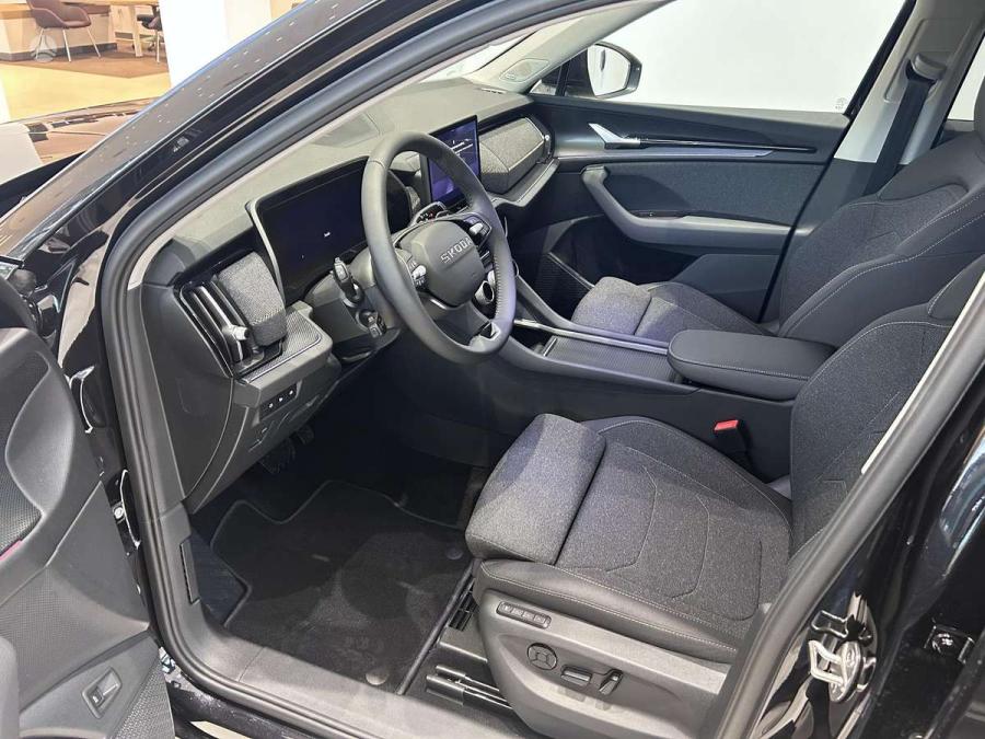 Black Skoda Kodiaq 2026 in Vilnius, with an engine capacity of 1.50 L and mileage of 2 thousand km for 37890 €, photo 8 on AUTOMOTO.COM.LV