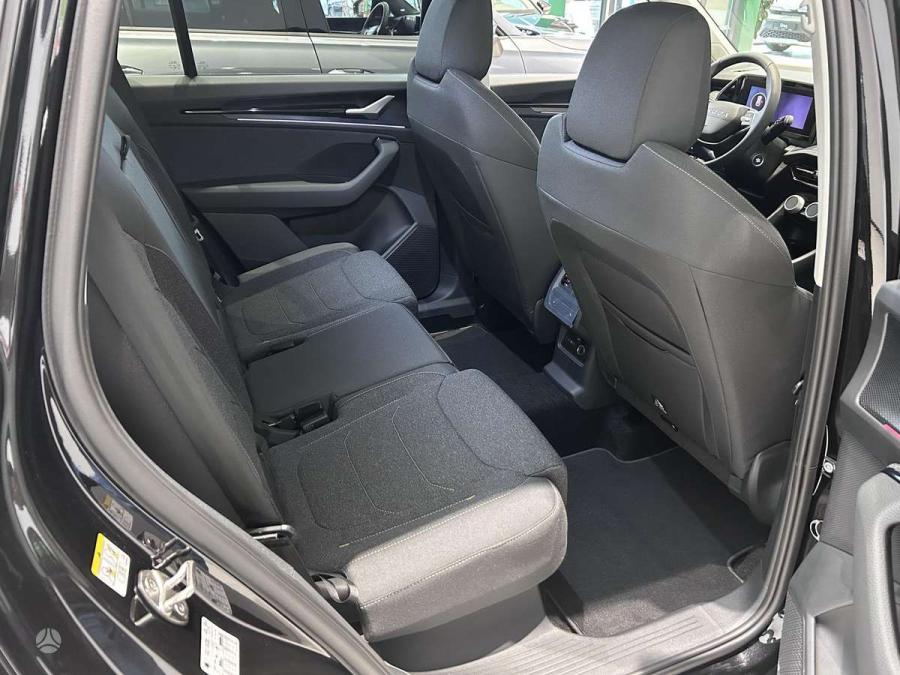 Black Skoda Kodiaq 2026 in Vilnius, with an engine capacity of 1.50 L and mileage of 2 thousand km for 37890 €, photo 11 on AUTOMOTO.COM.LV