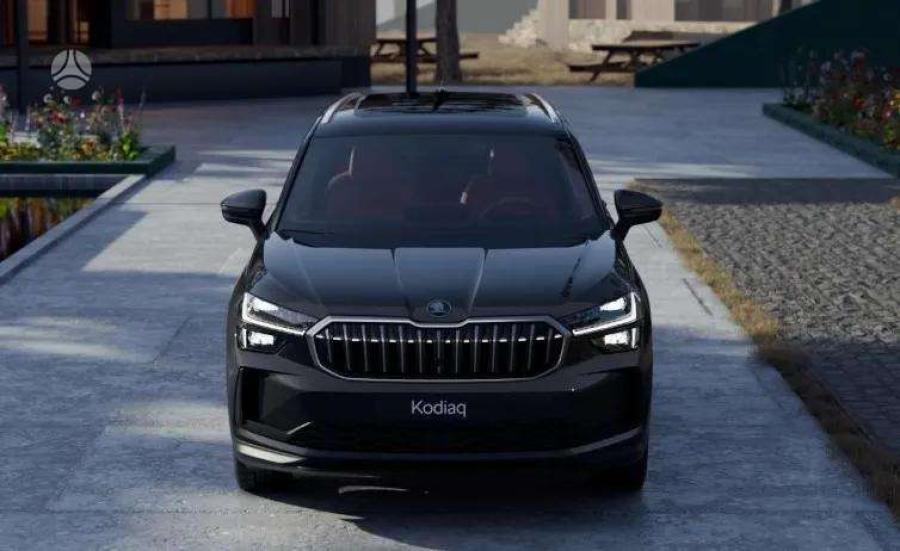 Black Skoda Kodiaq 2026 in Panevezys, with an engine capacity of 1.50 L and mileage of 0 thousand km for 41910 €, photo 3 on AUTOMOTO.COM.LV