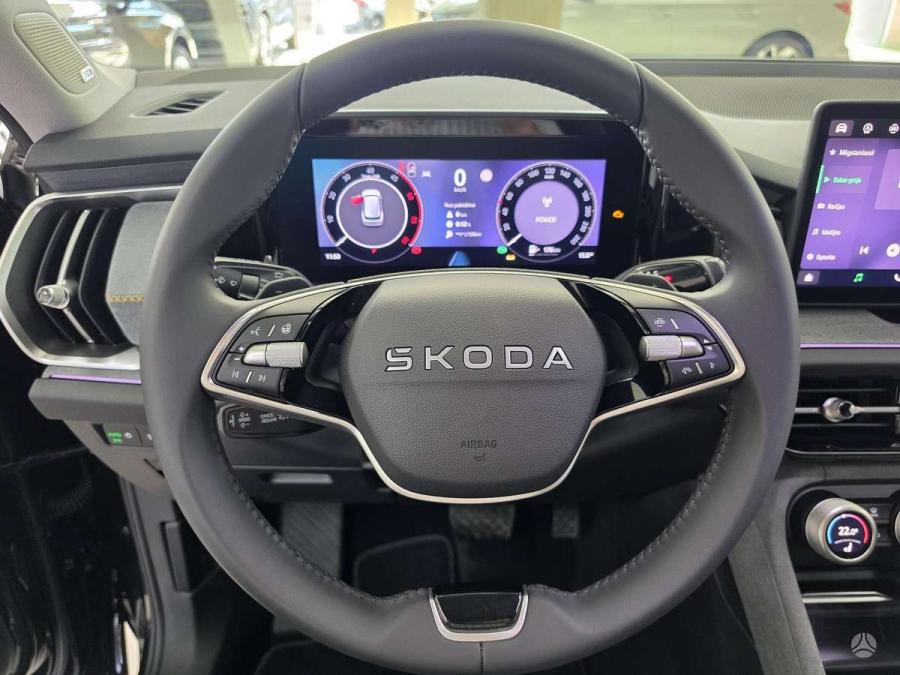 Черный Шкода Kodiaq 2026 в Шяуляй, объемом двигателя 1.97 л и пробегом 0 тыс. км за 46910 €, фото 22 на AUTOMOTO.COM.LV