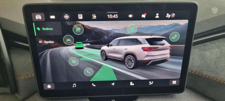 Black Skoda Kodiaq 2026 in Klaipeda, with an engine capacity of 1.50 L and mileage of 0 thousand km for 42500 €, photo 11 on AUTOMOTO.COM.LV