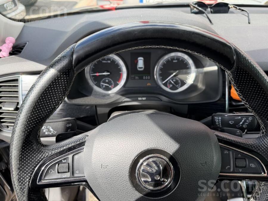 Black Skoda Kodiaq 2017 in Bauska, with an engine capacity of 2.00 L and mileage of 179 thousand km for 15500 €, photo 11 on AUTOMOTO.COM.LV