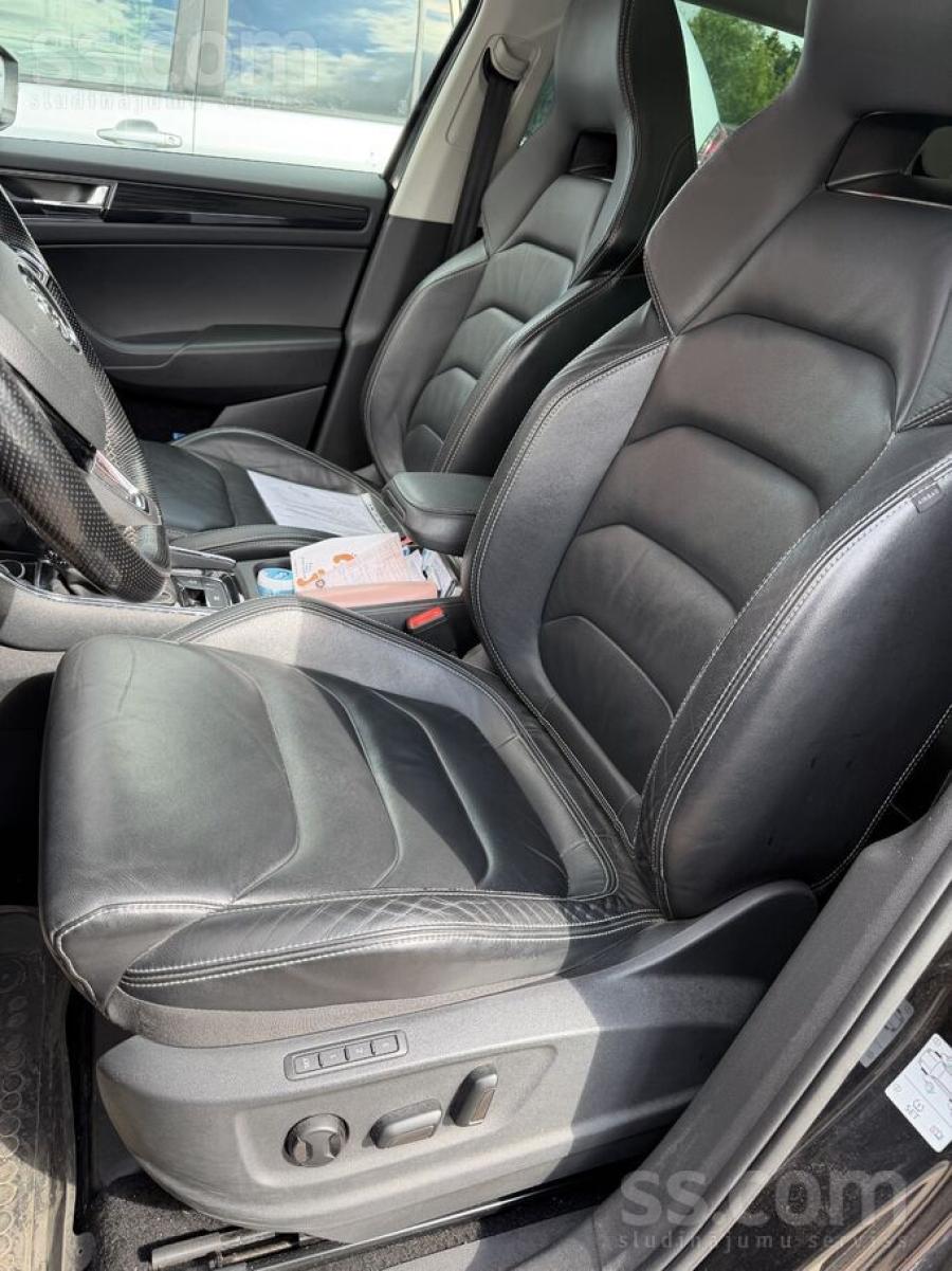 Black Skoda Kodiaq 2017 in Bauska, with an engine capacity of 2.00 L and mileage of 179 thousand km for 15500 €, photo 12 on AUTOMOTO.COM.LV