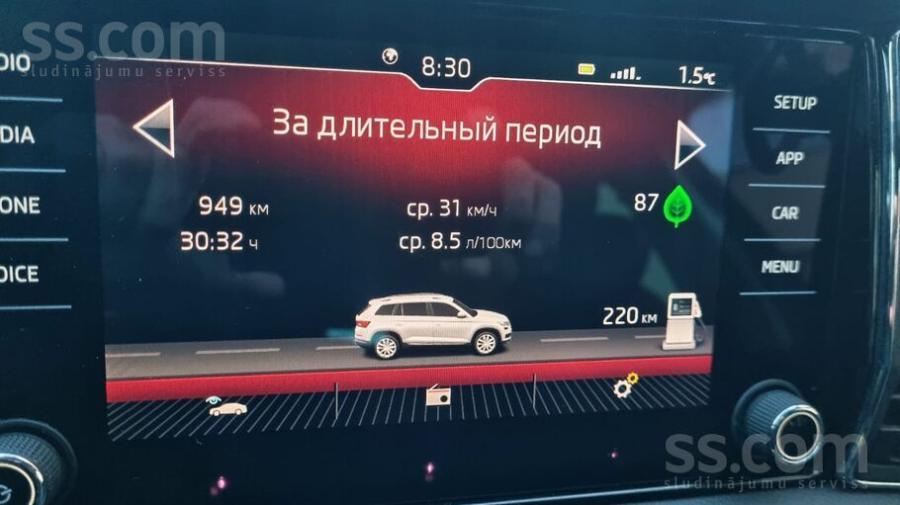 Черный Шкода Kodiaq 2020 в Рига, объемом двигателя 1.50 л и пробегом 145 тыс. км за 20500 €, фото 11 на AUTOMOTO.COM.LV