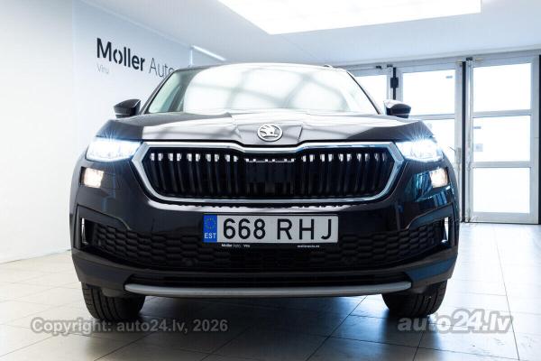 Black Skoda Kodiaq 2023 in Johvi, with an engine capacity of 2.00 L and mileage of 68 thousand km for 30990 €, photo 7 on AUTOMOTO.COM.LV