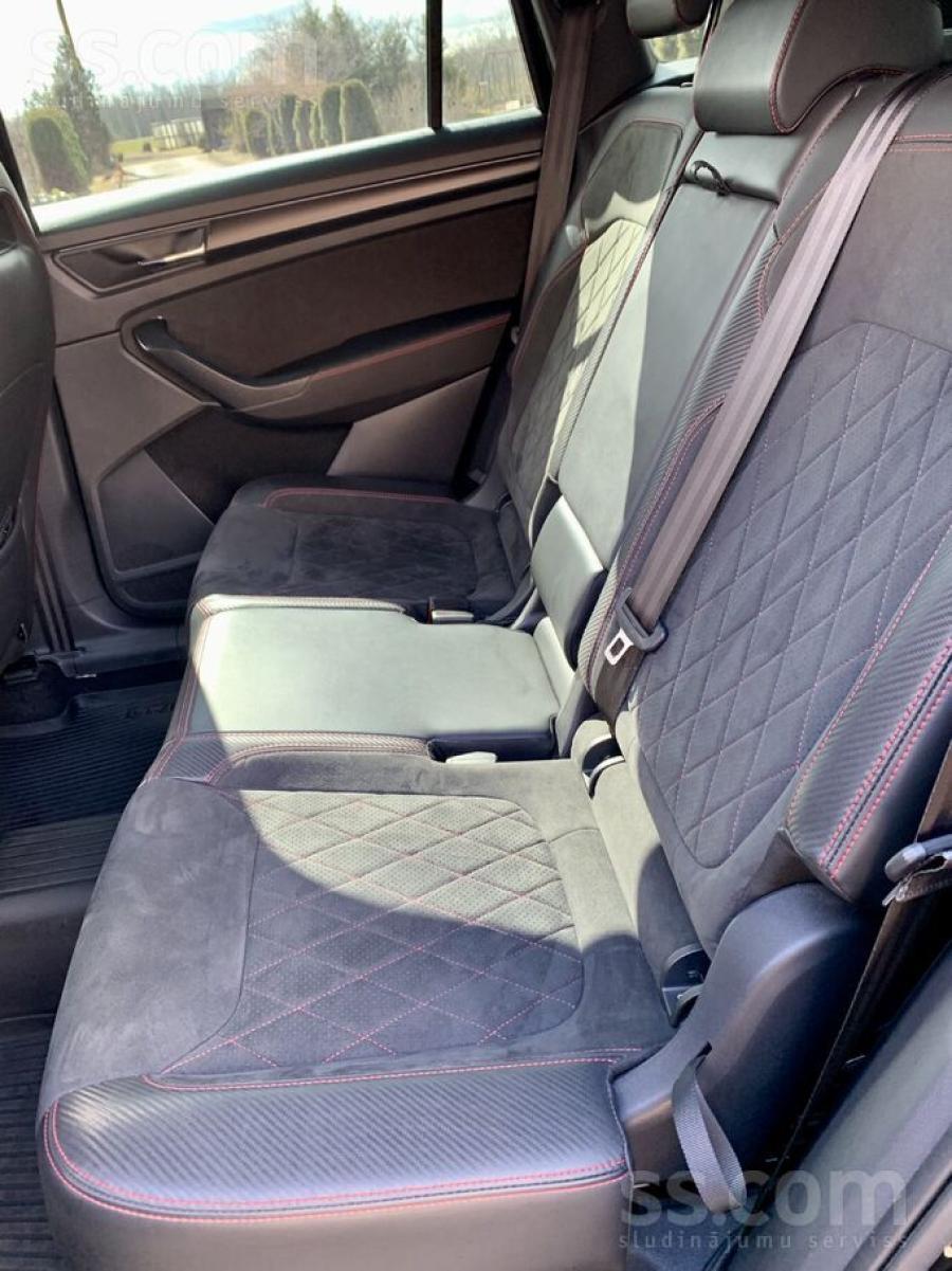 Melns Skoda Kodiaq 2023 Rīga, ar dzinēja tilpumu 2.00 L un nobraukumu 69 tūkst. km par 36000 €, foto 12 vietnē AUTOMOTO.COM.LV