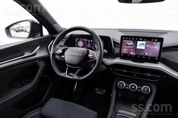 Черный Шкода Kodiaq 2025 в Рига, объемом двигателя 1.50 л и пробегом 10 тыс. км за 38950 €, фото 9 на AUTOMOTO.COM.LV