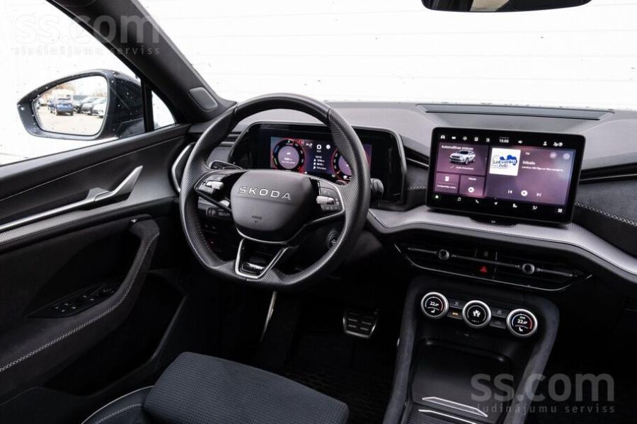 Черный Шкода Kodiaq 2025 в Рига, объемом двигателя 1.50 л и пробегом 10 тыс. км за 38950 €, фото 10 на AUTOMOTO.COM.LV