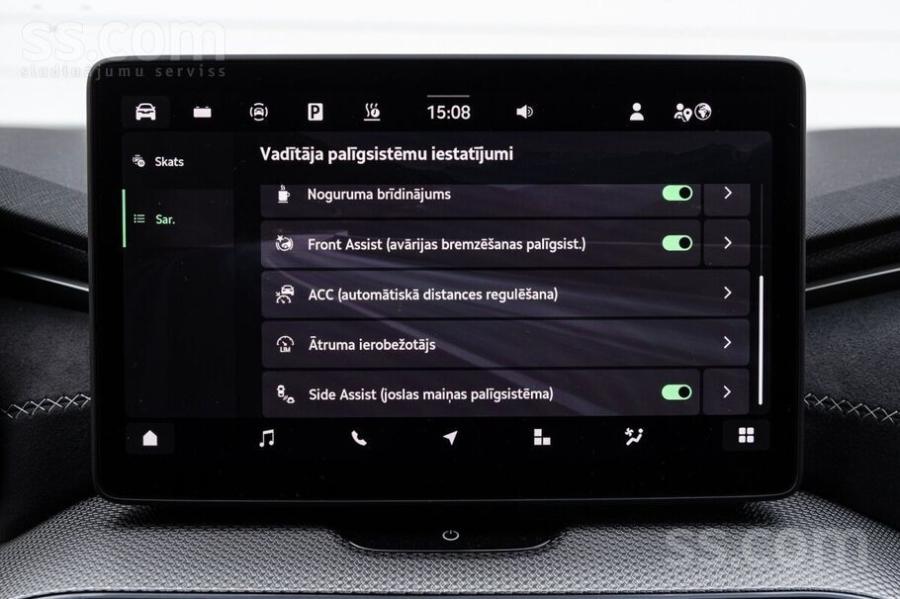 Черный Шкода Kodiaq 2025 в Рига, объемом двигателя 1.50 л и пробегом 10 тыс. км за 38950 €, фото 13 на AUTOMOTO.COM.LV