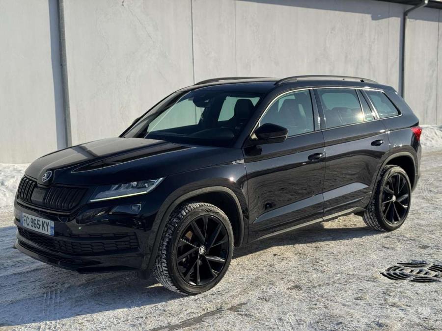 Melns Skoda Kodiaq 2018 Tauragė, ar dzinēja tilpumu 2.00 L un nobraukumu 303 tūkst. km par 16500 €, foto 1 vietnē AUTOMOTO.COM.LV