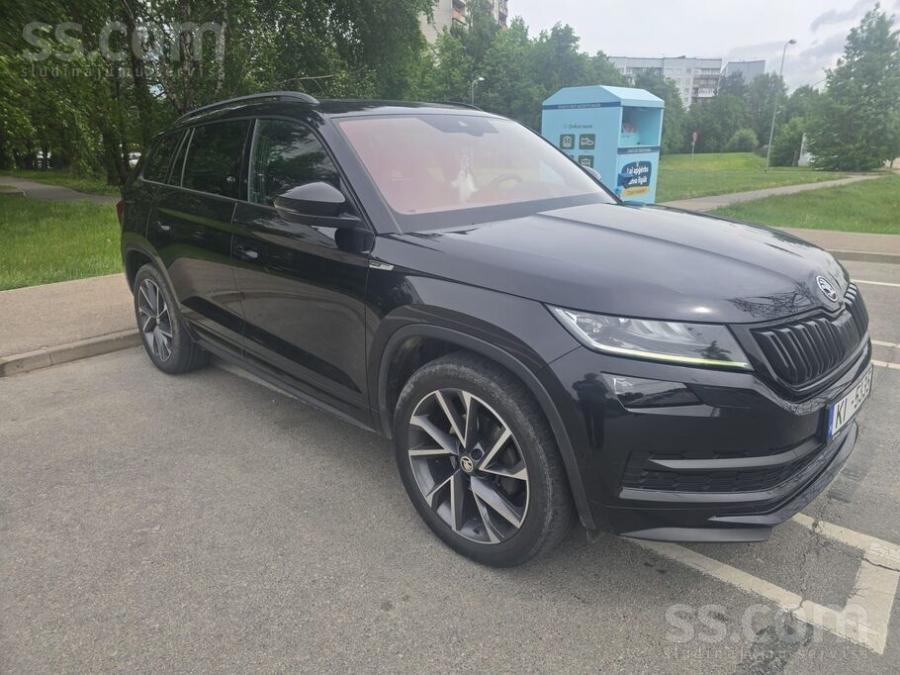 Черный Шкода Kodiaq 2018 в Рига, объемом двигателя 2.00 л и пробегом 190 тыс. км за 24500 €, фото 1 на AUTOMOTO.COM.LV