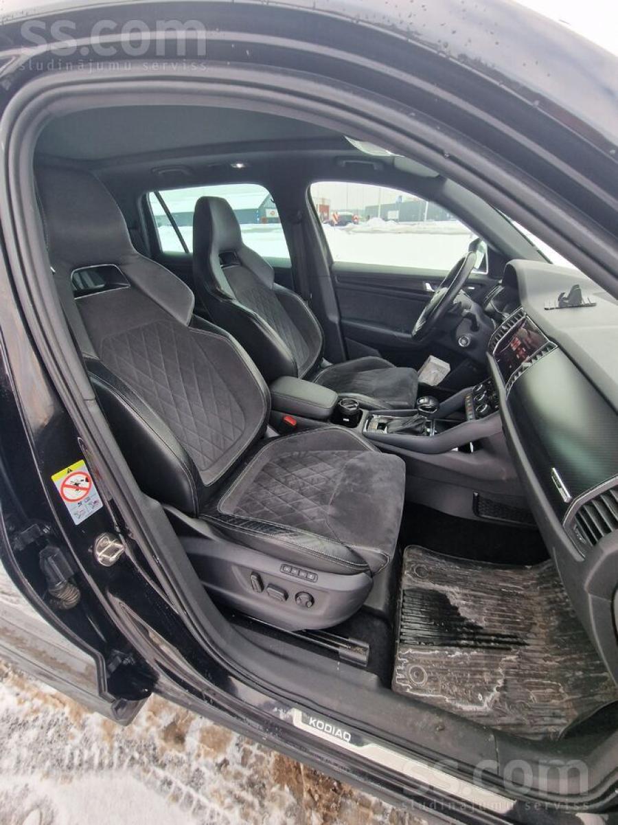 Черный Шкода Kodiaq 2018 в Рига, объемом двигателя 2.00 л и пробегом 190 тыс. км за 24500 €, фото 6 на AUTOMOTO.COM.LV