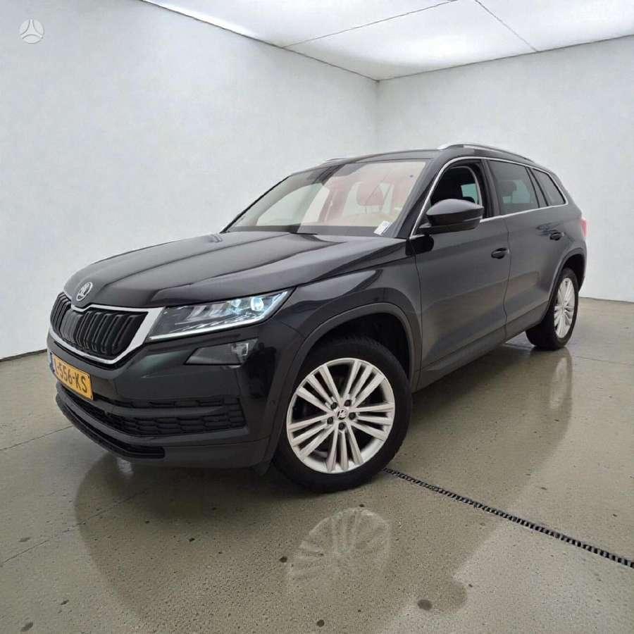 Black Skoda Kodiaq 2021 in Vilnius, with an engine capacity of 1.50 L and mileage of 180 thousand km for 19300 €, photo 1 on AUTOMOTO.COM.LV