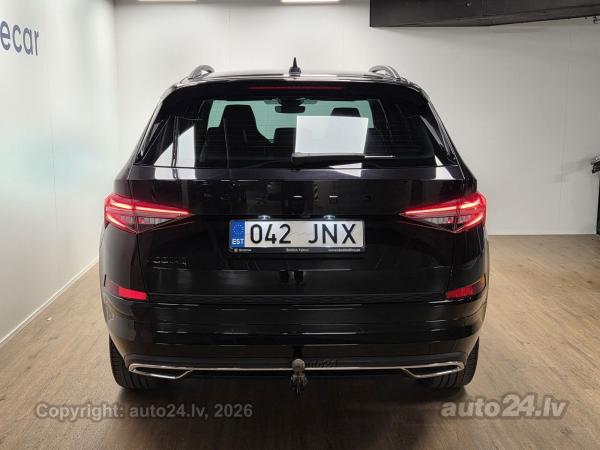 Черный Шкода Kodiaq 2022 в Таллин, объемом двигателя 2.00 л и пробегом 75 тыс. км за 30900 €, фото 5 на AUTOMOTO.COM.LV