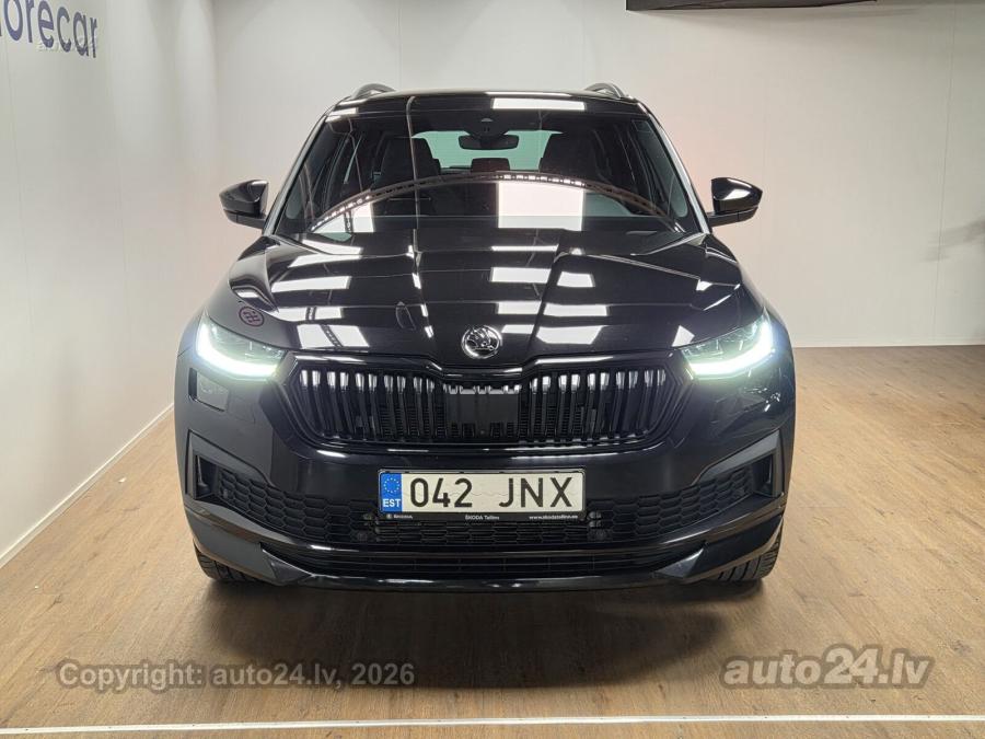 Black Skoda Kodiaq 2022 in Tallinn, with an engine capacity of 2.00 L and mileage of 75 thousand km for 30900 €, photo 3 on AUTOMOTO.COM.LV