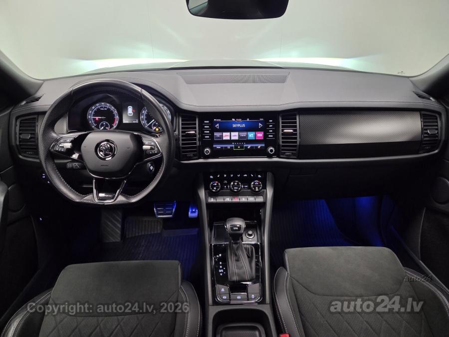 Black Skoda Kodiaq 2022 in Tallinn, with an engine capacity of 2.00 L and mileage of 75 thousand km for 30900 €, photo 8 on AUTOMOTO.COM.LV
